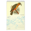 Worlds Extinct Birds Vintage Art Birders 2026 Wall Calendar | Zazzle