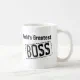 World's Greatest Boss coffee mugs | Zazzle