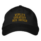 Personalized Bus Driver School Bus Embroidery Embroidered Baseball Hat ...