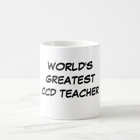"World's Greatest CCD Teacher" Mug | Zazzle.com