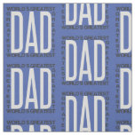 Worlds Greatest Lineman Fabric | Zazzle