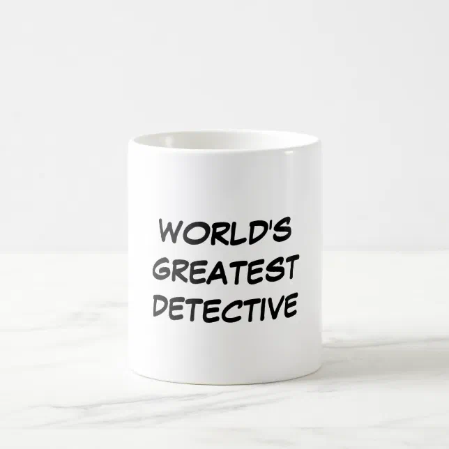"World's Greatest Detective" Mug | Zazzle