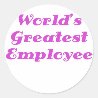 Employee Appreciation Stickers | Zazzle