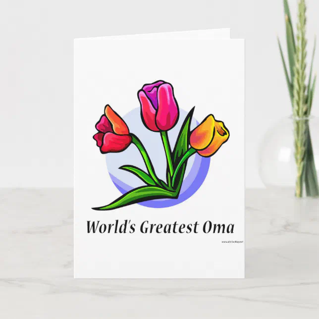 World's Greatest Oma Card | Zazzle