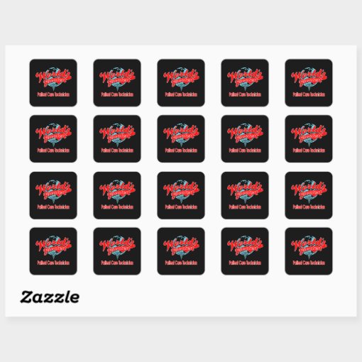 World's Greatest Patient Care Technician Square Sticker | Zazzle