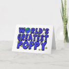 Best Poppy Ever Card | Zazzle.com