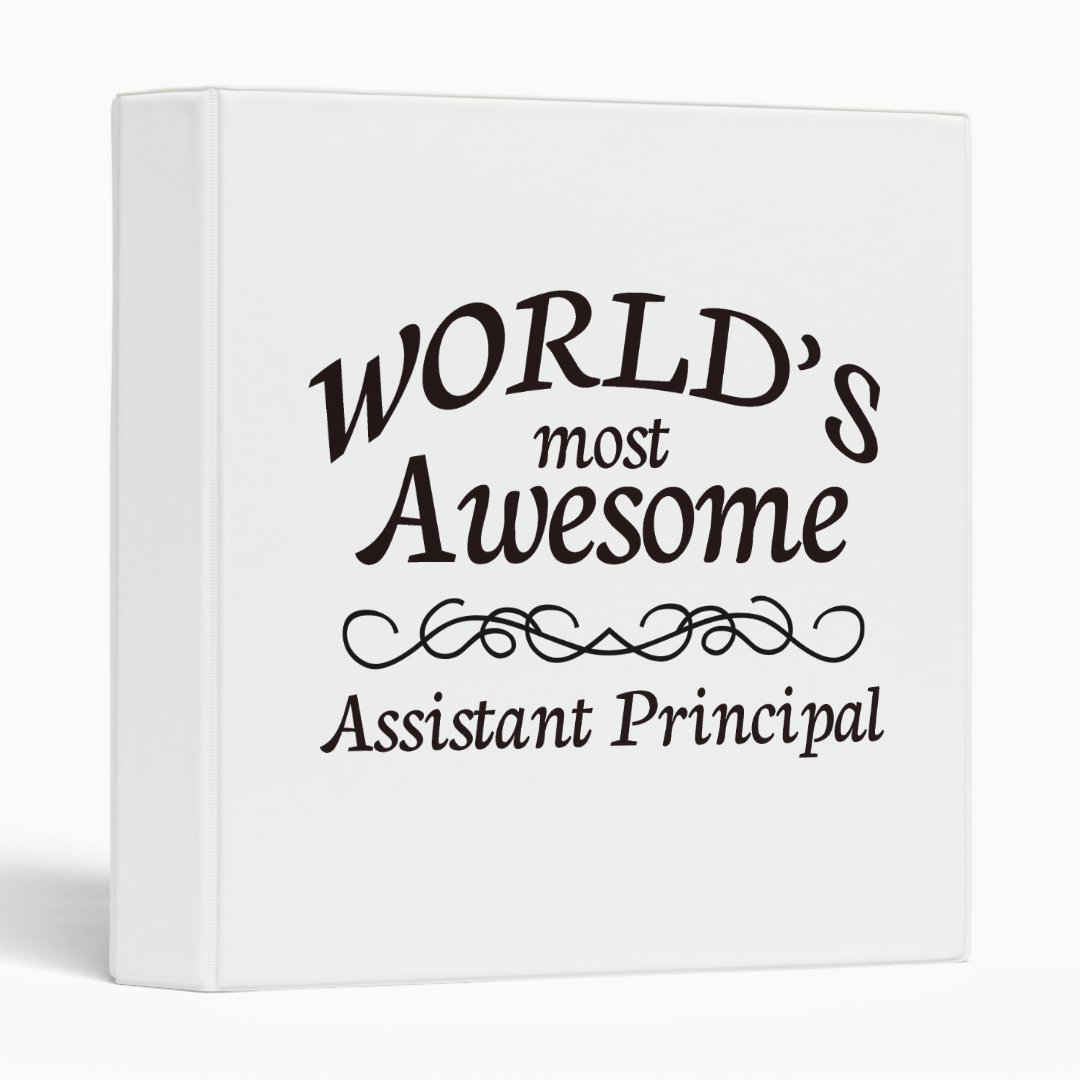 World's Most Awesome Assistant Principal Binder | Zazzle