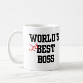 World's Second Best Boss Customizable Mug | Zazzle