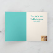 Worried Little Goat Get Well Card | Zazzle