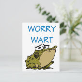 WORRY WART POSTCARD | Zazzle