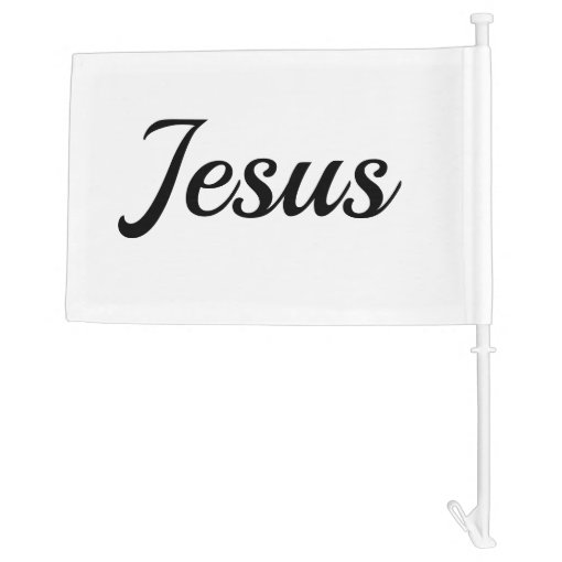 Worship Banner Car Flag - Worship the King - Jesus | Zazzle