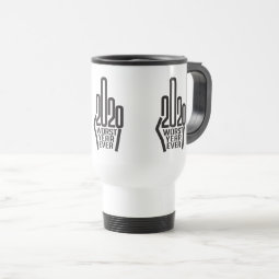 Worst Year Ever Flipping Off 2020 Design Travel Mug | Zazzle