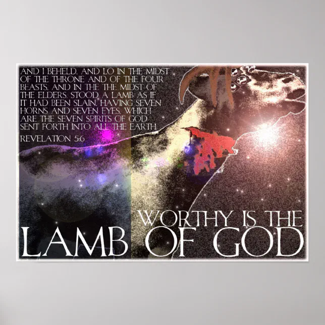Worthy is the Lamb Poster | Zazzle