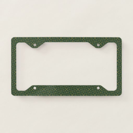 Woven Celtic Knot Pattern License Plate Frame | Zazzle