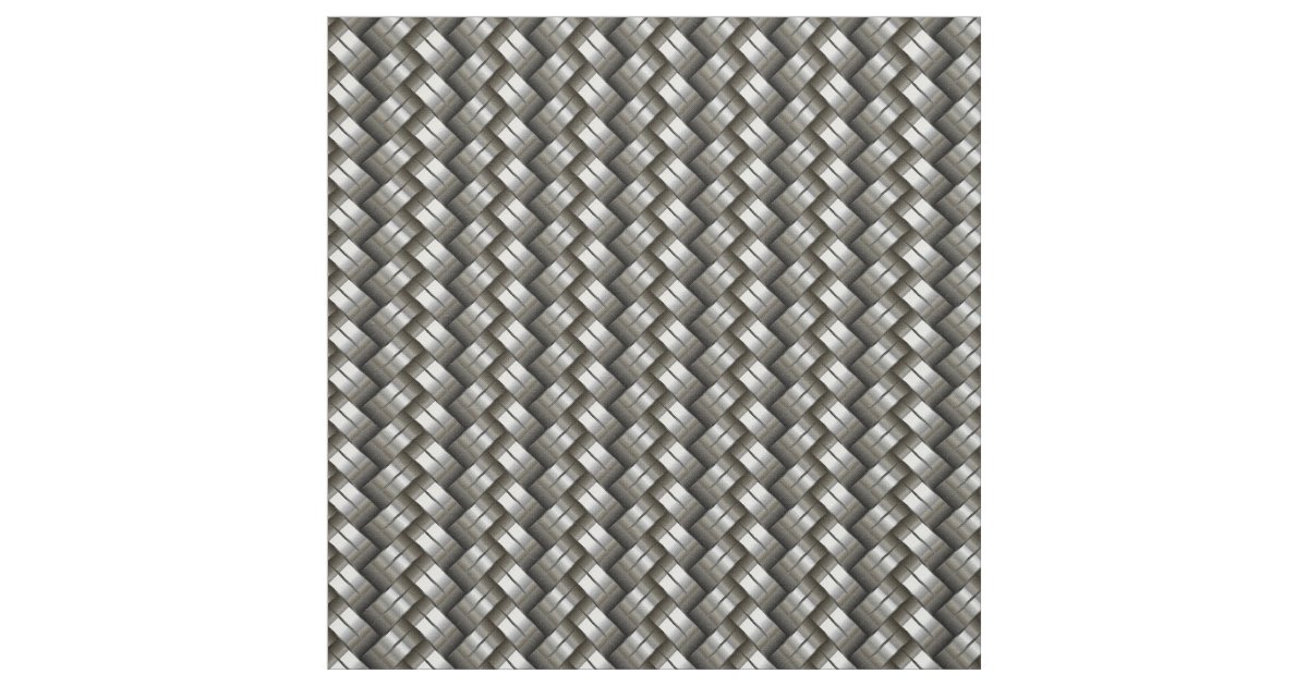 Woven metal pattern fabric | Zazzle