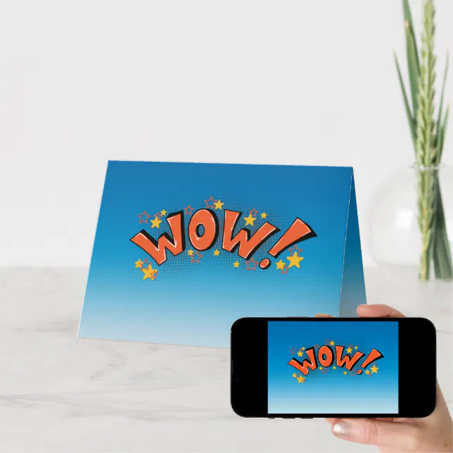 Wow Achievement Card | Zazzle