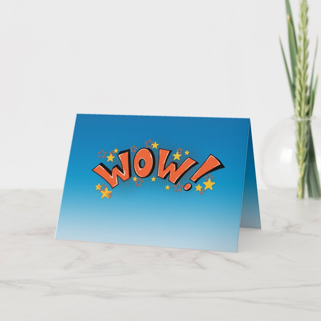 Wow Achievement Card | Zazzle