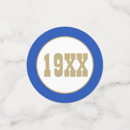 Wow! Class reunion custom table confetti! Confetti | Zazzle