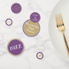 Custom class reunion table confetti!! confetti | Zazzle.com