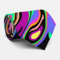 Wow Color Bright Abstract Neck Tie | Zazzle