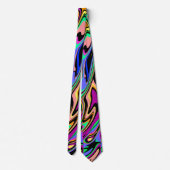 Wow Color Bright Abstract Neck Tie | Zazzle