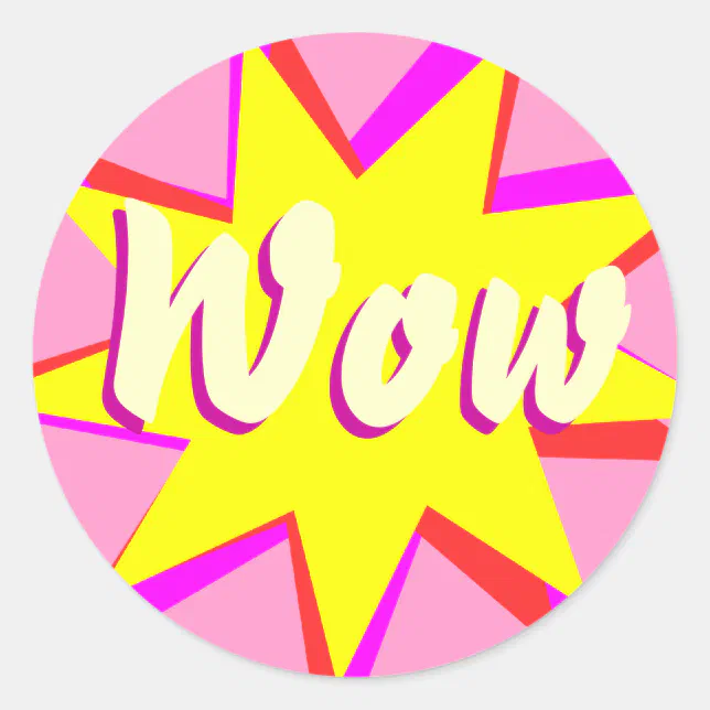 Wow Stickers | Zazzle