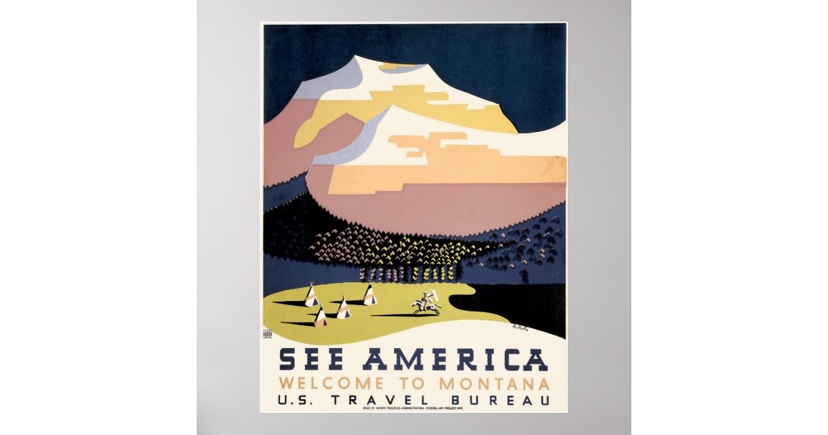 WPA Poster for Travel | Zazzle