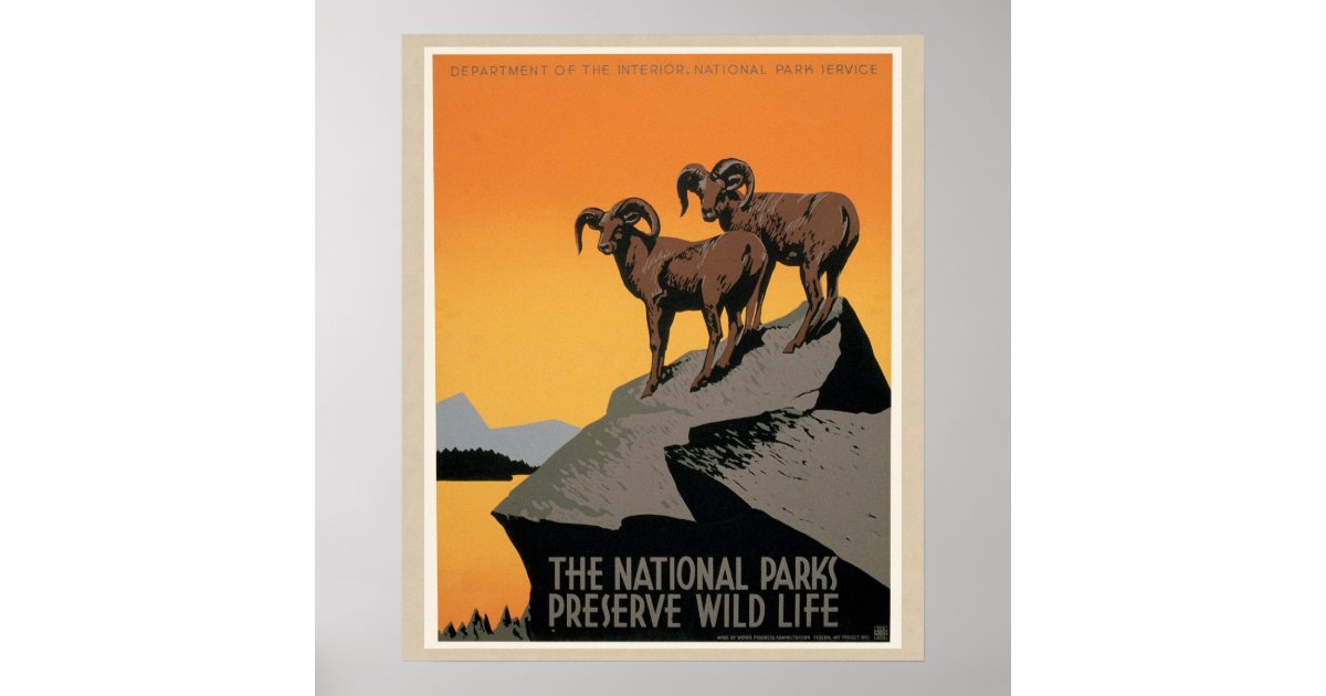 WPA Poster National Parks | Zazzle