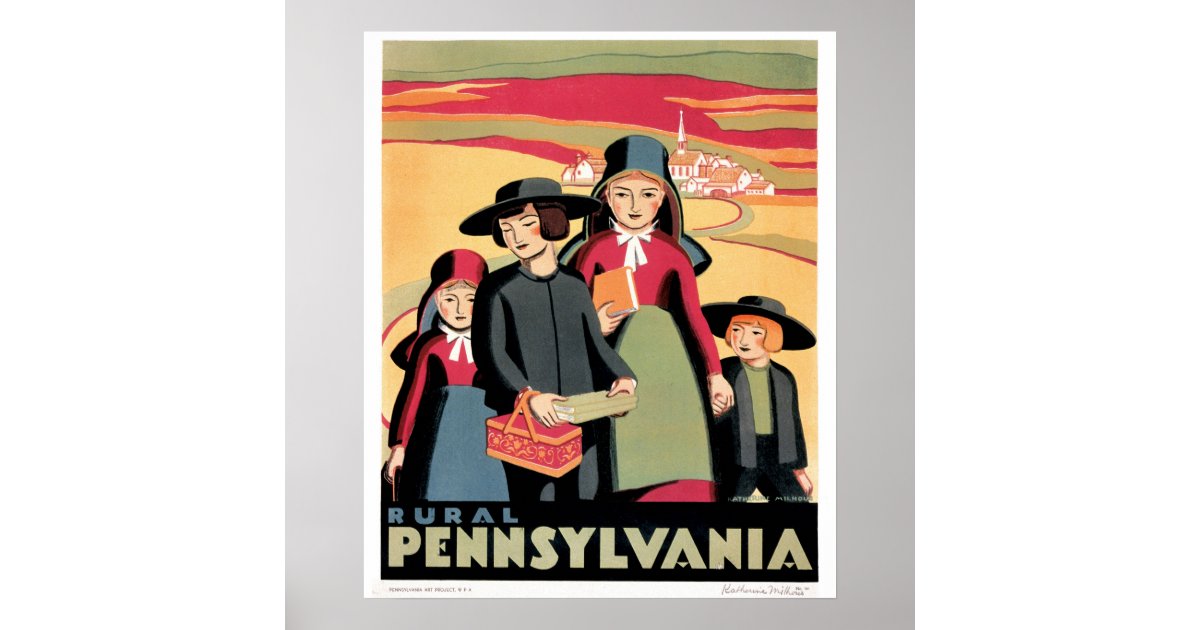 WPA Poster Pennsylvania | Zazzle