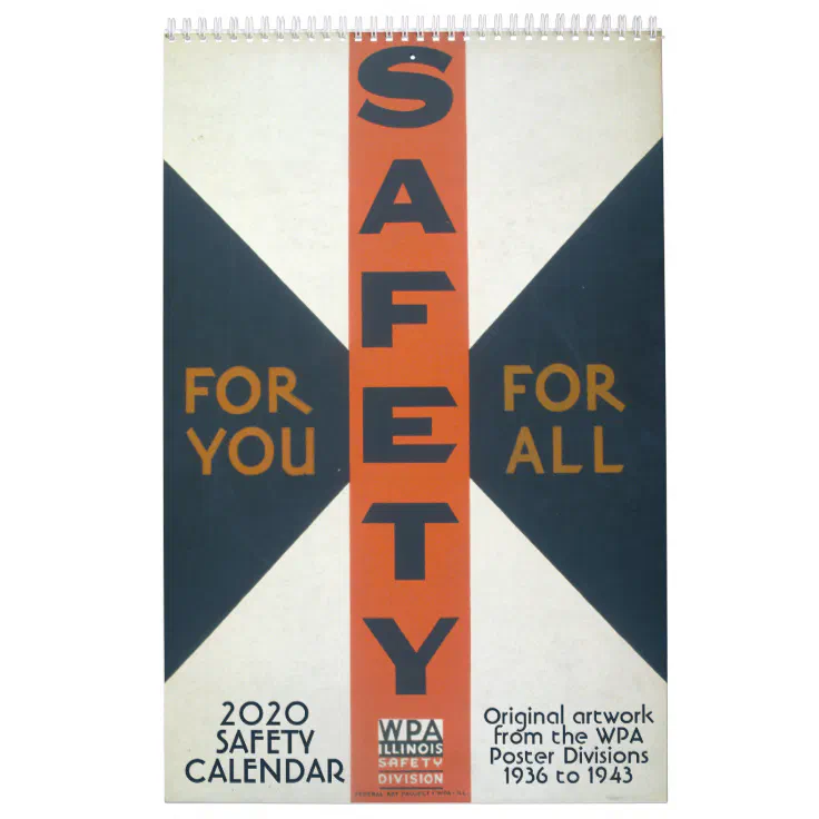 WPA Works Progress Administration Calendar | Zazzle