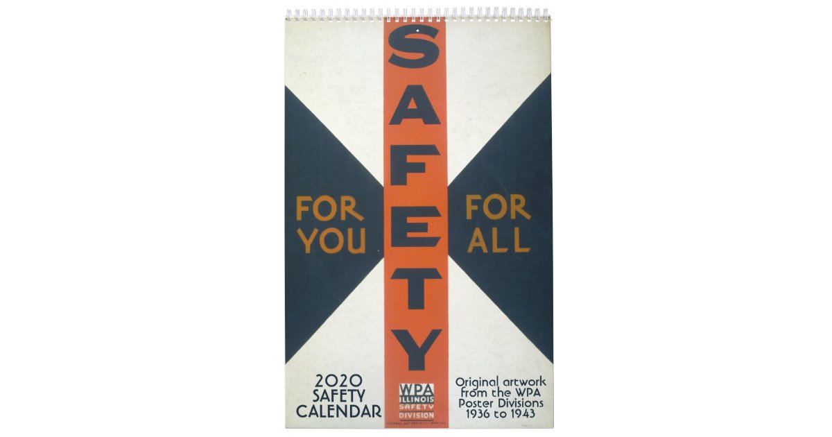 WPA Works Progress Administration Calendar | Zazzle