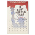 WPA Works Progress Administration Calendar | Zazzle