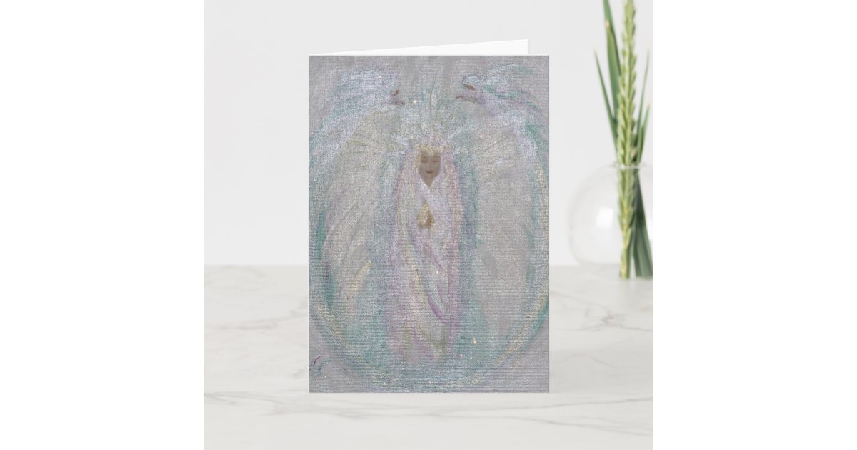 Wrapped in Angel Wings Card | Zazzle