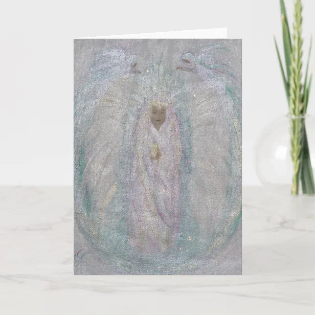 Wrapped in Angel Wings Card | Zazzle