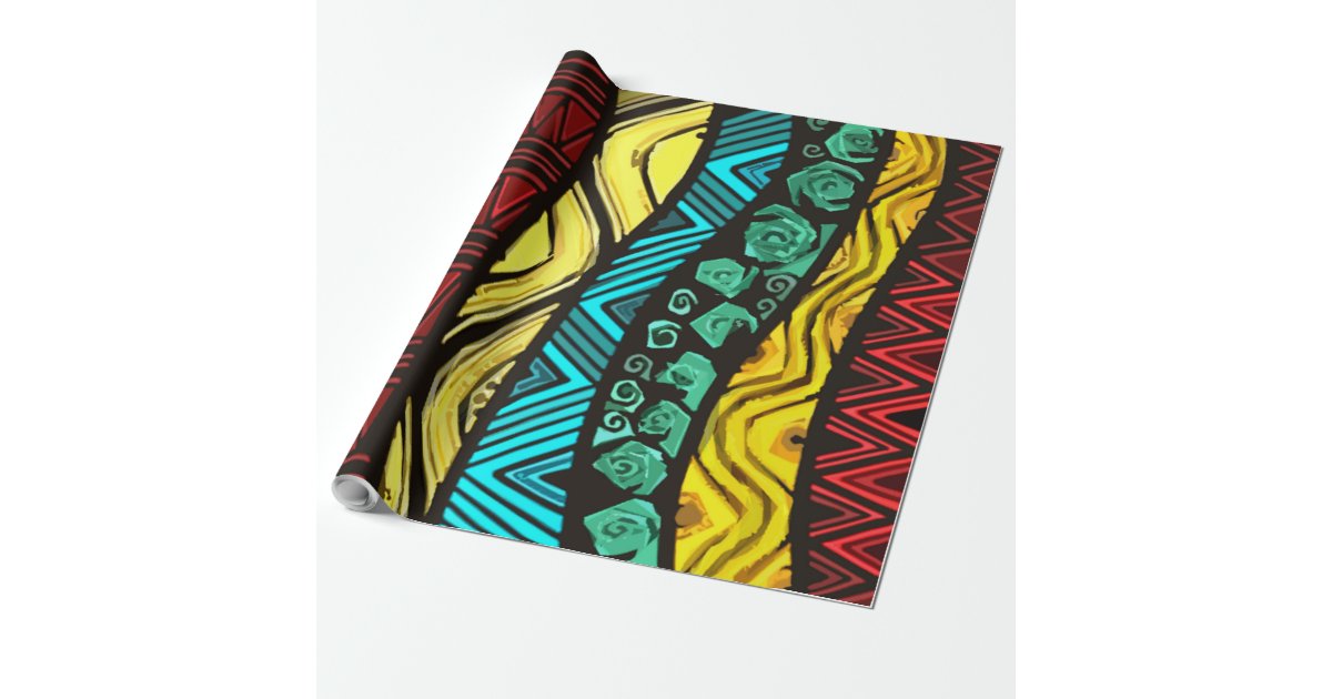wrapping paper - african print | Zazzle