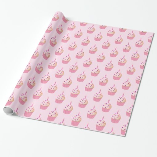 Wrapping Paper-Cupcake Wrapping Paper | Zazzle