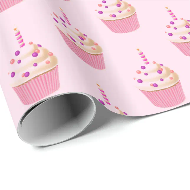 Wrapping Paper-Cupcake Wrapping Paper | Zazzle