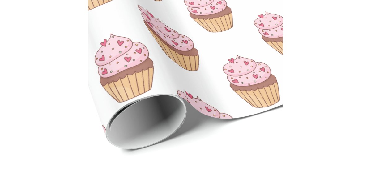 Wrapping Paper-Cupcake Wrapping Paper | Zazzle