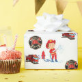 Wrapping Paper Fireman | Zazzle