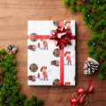 Wrapping Paper Fireman | Zazzle