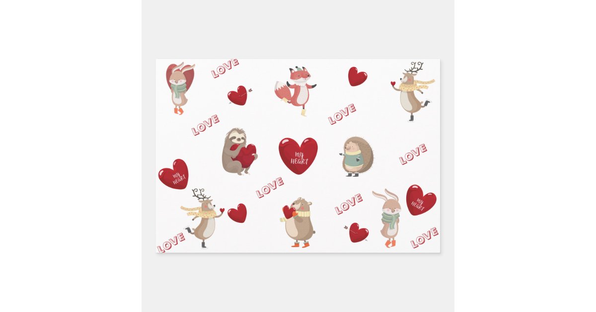 Wrapping Paper Flat Sheet Set of 3 | Zazzle