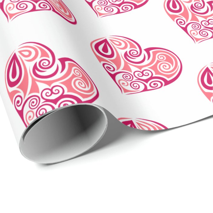 Wrapping Paper - Large Hearts | Zazzle.com