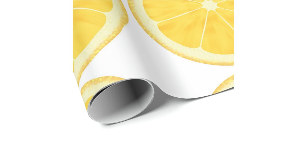 Wrapping Paper - Lemon Slice | Zazzle