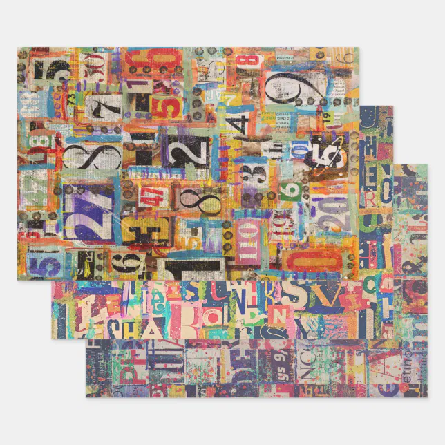 Wrapping paper or collage and decoupage paper | Zazzle