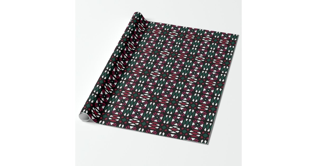 Wrapping Paper - Stained Glass Xmas | Zazzle