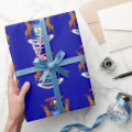 Wrapping paper with Flag of Michigan | Zazzle