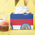Wrapping paper with Flag of Missouri | Zazzle