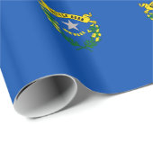 Wrapping paper with Flag of Nevada | Zazzle