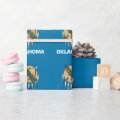 Wrapping paper with Flag of Oklahoma | Zazzle