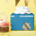 Wrapping paper with Flag of Oklahoma | Zazzle